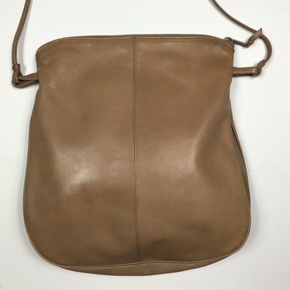 Vintage | Bags | Ronay Lesac Vintage 95 Tan Leather Crossbody Bag ...